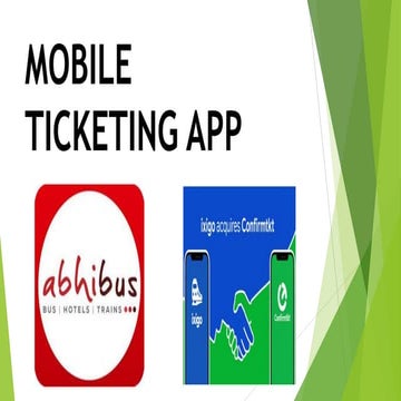 Mobile Ticketing App | PPTX