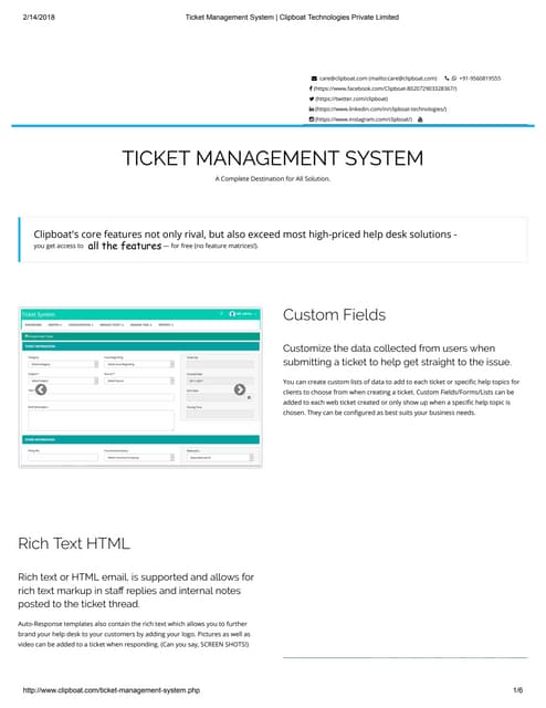 Service Request Management System | PDF