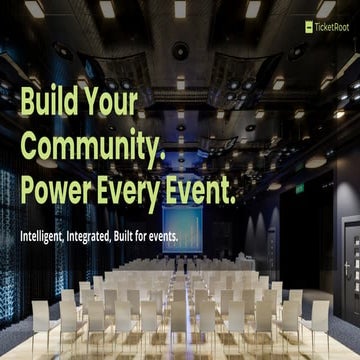 TicketRoot: Event Tech Solutions Deck 2025 | PDF