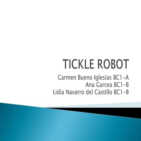 Arduino-Tickle Robot | PPTX
