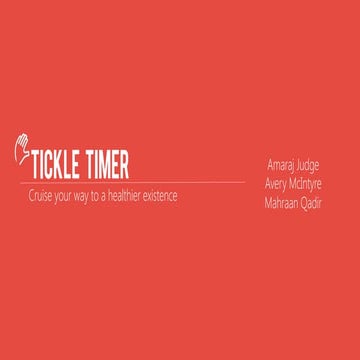 Tickle Timer MVP1 Live Demo | PDF
