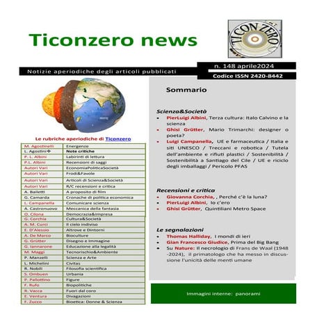 Ticonzero news 148.pdf aprile 2024 Terza cultura | PDF