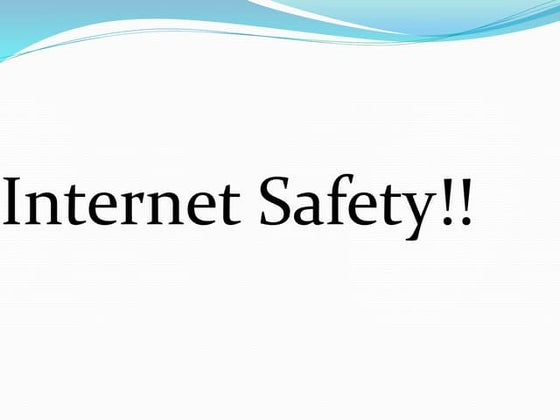 Internet safety | PPT
