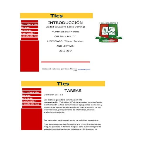 ¿Qué sabemos de las TICs? Concepto, herramientas y ejemplos. | PDF
