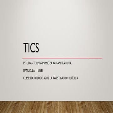 Tipos de tics | PPTX