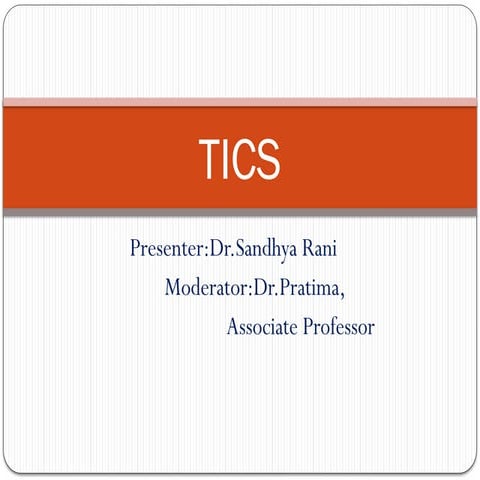 TICS and their types and management.pptx