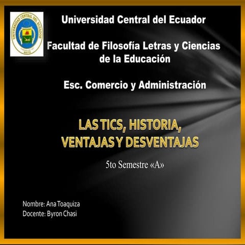 Las TICs | PPTX | Computing | Technology & Computing