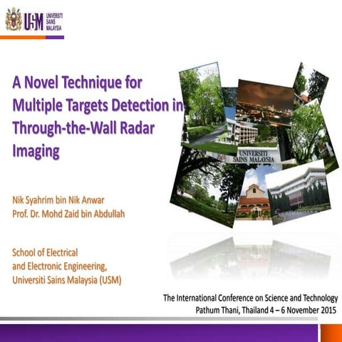 A Novel Technique For Multiple Targets Detection In Through The Wall