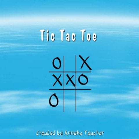 Tic Tac Toe Template.ppt