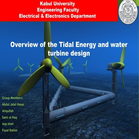 Construction and working of Tidal power plant | PPTX