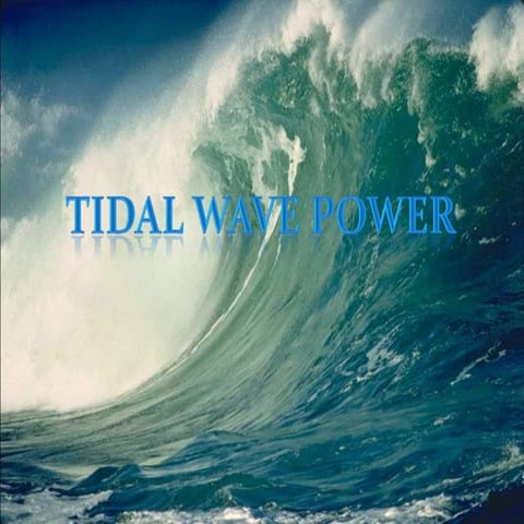 Tidal wave | PPTX