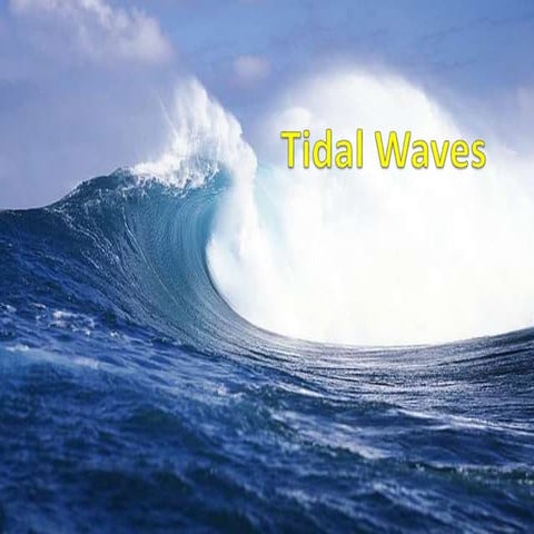 Tidal Waves | PPTX