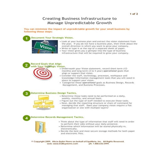 Manage Growth with Business Infrastructure | PDF