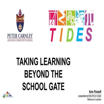 Taking Learning Beyond the School Gate | PPT