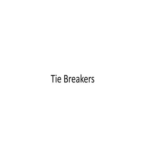 Seuli Seal Quiz-Tie breakers | PPTX