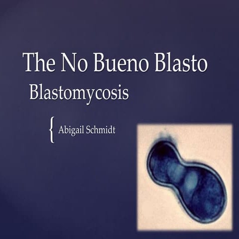 Blastomycosis Grand Rounds | PPTX