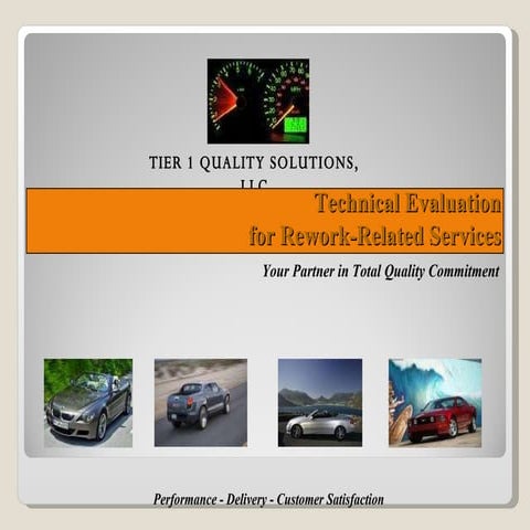 Tier 1 Quality 2010 May.Ppt[1] | PPT | Automotive Industry | Industries