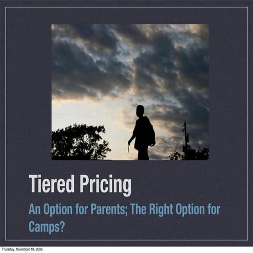 Tiered Pricing in Summer Camp Programs | PDF | Financial Assistance ...