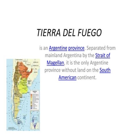 Tierra del fuego | PPSX