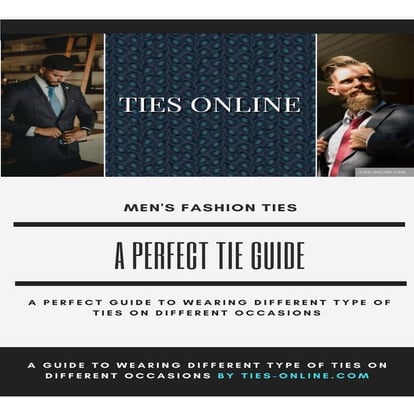 A Perfect Tie Guide | PDF