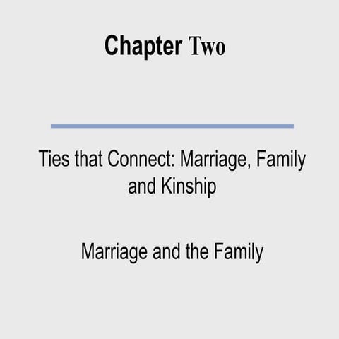 Ties that connect together anthropology .ppt