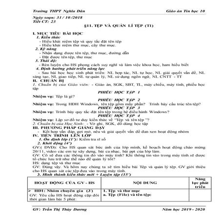 Tiet 23+24 tep va quan li tep | PDF