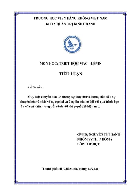 Các cặp phạm trù (Mác Lenin) | PPT