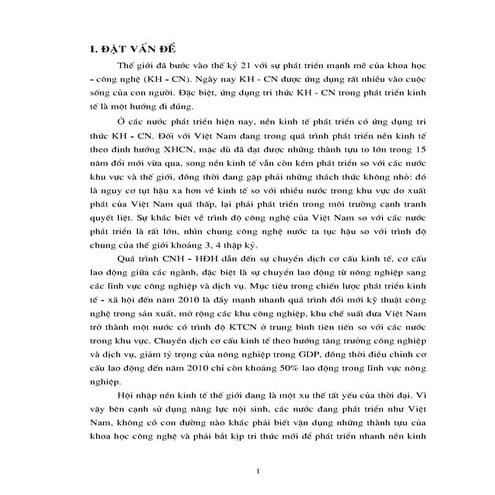 Tieu luan ung dung khoa hoc cong nghe vao cuoc song con nguoi | PDF