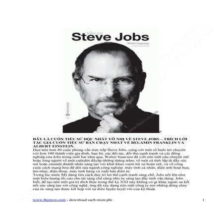 Con đường steve jobs | PDF