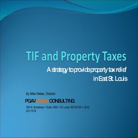 TIF & Property Taxes | PPT