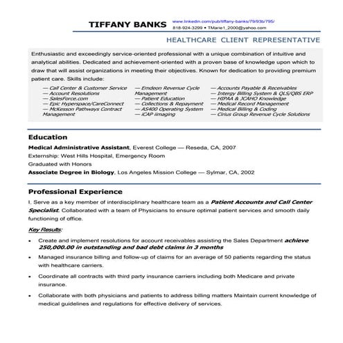 Resume update 2016 | DOC