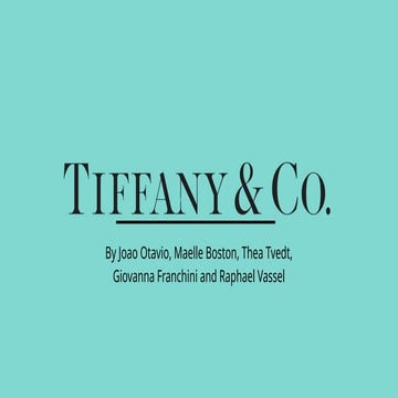 Tiffany marketing and communication strategy.pptx