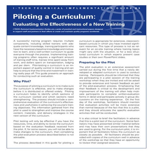 Pilot testing | PPTX