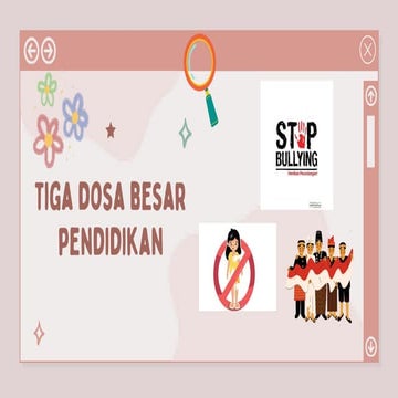 Tiga Dosa Besar Pendidikan, mari kita cegah terjadinya dosa besar di ...