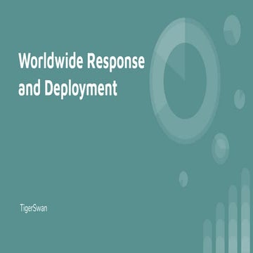 TigerSwan: Worldwide Response and Deployment | PDF