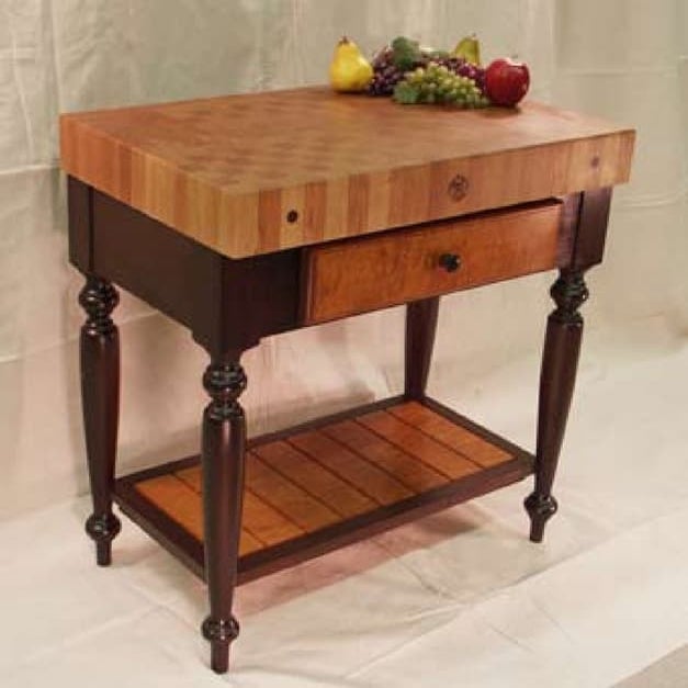 Tiger Maple and Cherry butcher block table | PDF