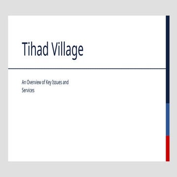 Tihad Village presentation useful educae | PPTX