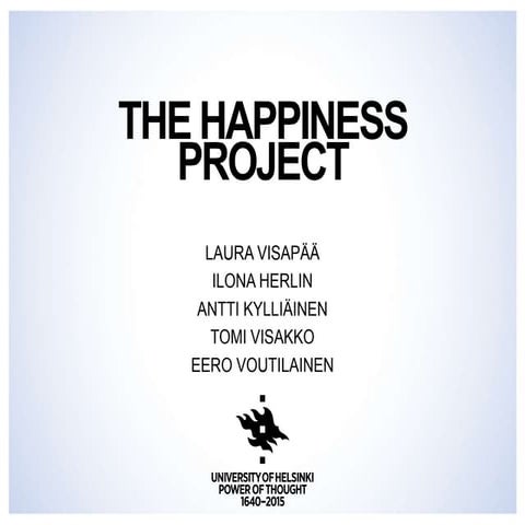 The Happiness Project | PPTX