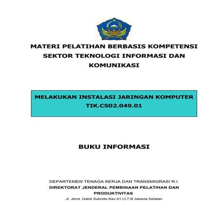 Tik.cs02.049.01 buku informasi | PDF