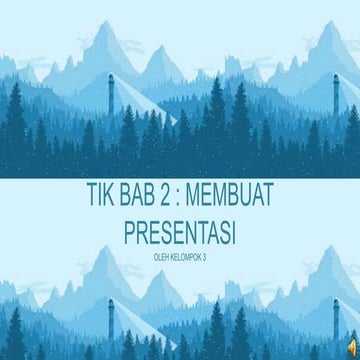 PPT TIK : MEMBUAT PRESENTASI | PPTX
