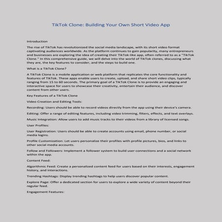 TikTok Clone Building Your Own Short Video App.pdf