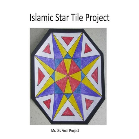 Islamic Art Tile Examples For Students | PPTX