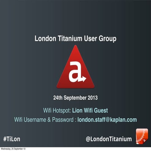 Titanium London - URLs & Alloy vs CommonJS | PDF | Computing | Technology & Computing