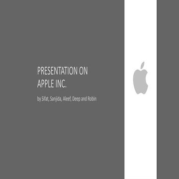 Presentation on apple | PPTX