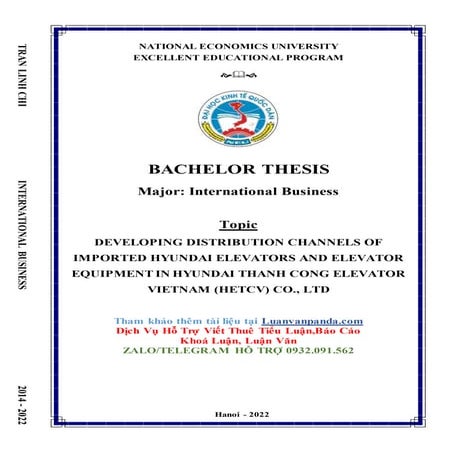 Tải Luận Văn Bachelor Thesis Major International Business, 10 Điểm | DOCX