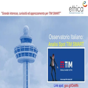 SPOT TV TIM SMART | PPT