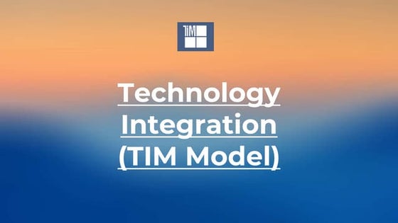 Technology Integration Matrix Introduction | KEY