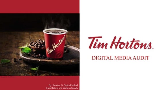 Tim Horton's Newspaper Ad | PDF