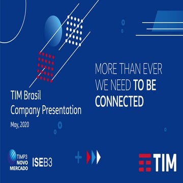 TIM - Meeting with Investors, May 20 | PDF
