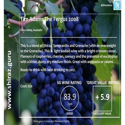 Tim Adams The Fergus 2008 | PPT